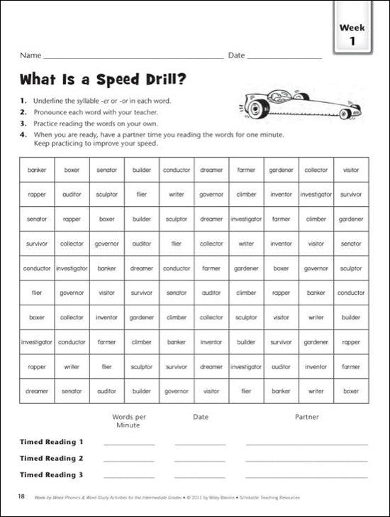 Week-by-Week Phonics & Word Study – The Literacy Store