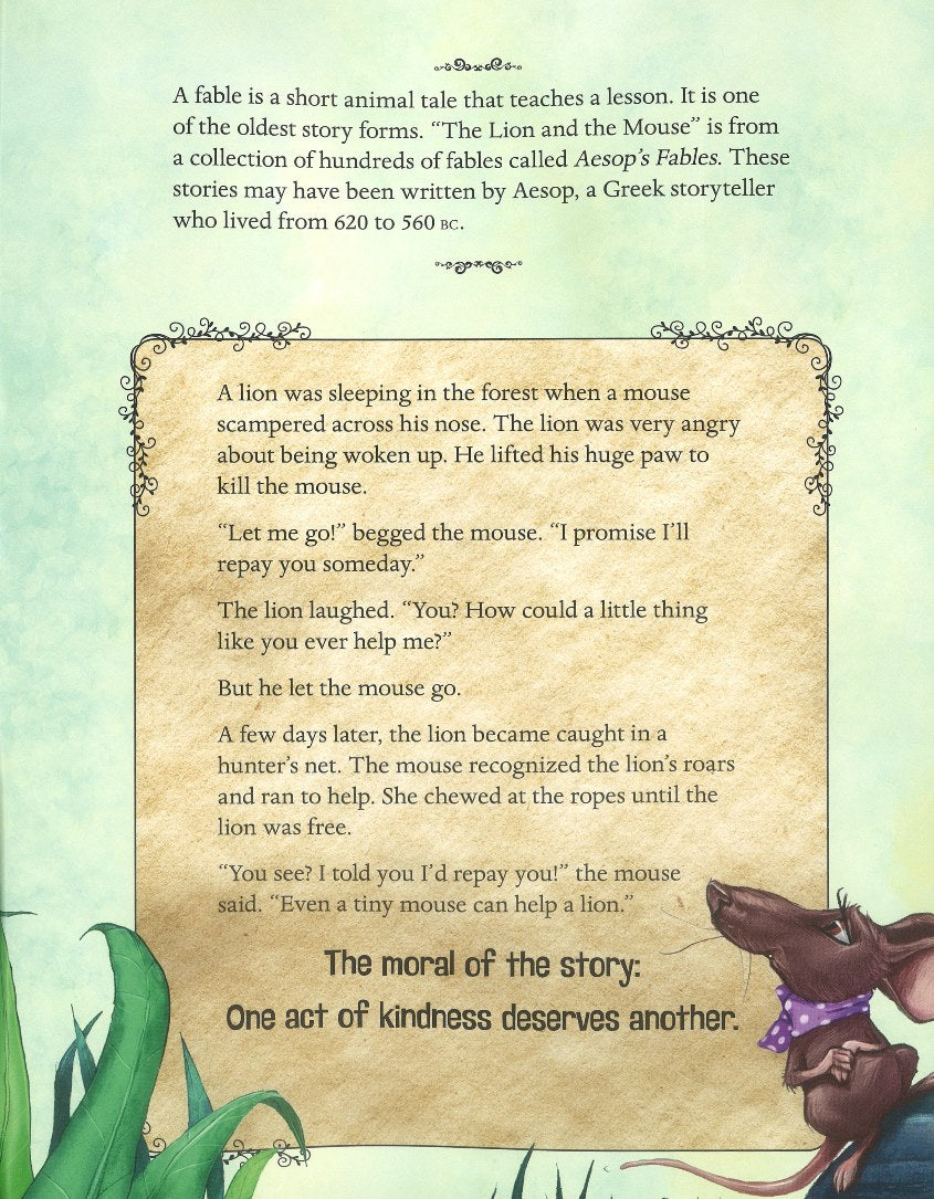 The Lion and the Mouse, Narrated by the Timid But Truthful Mouse – The ...
